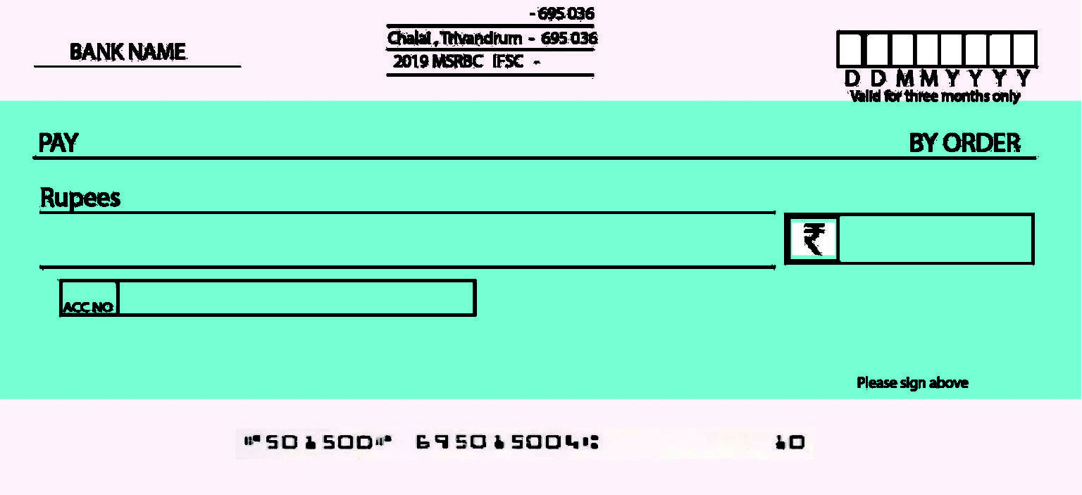 Cheque⚡Demand Draft: Easy 14 short points