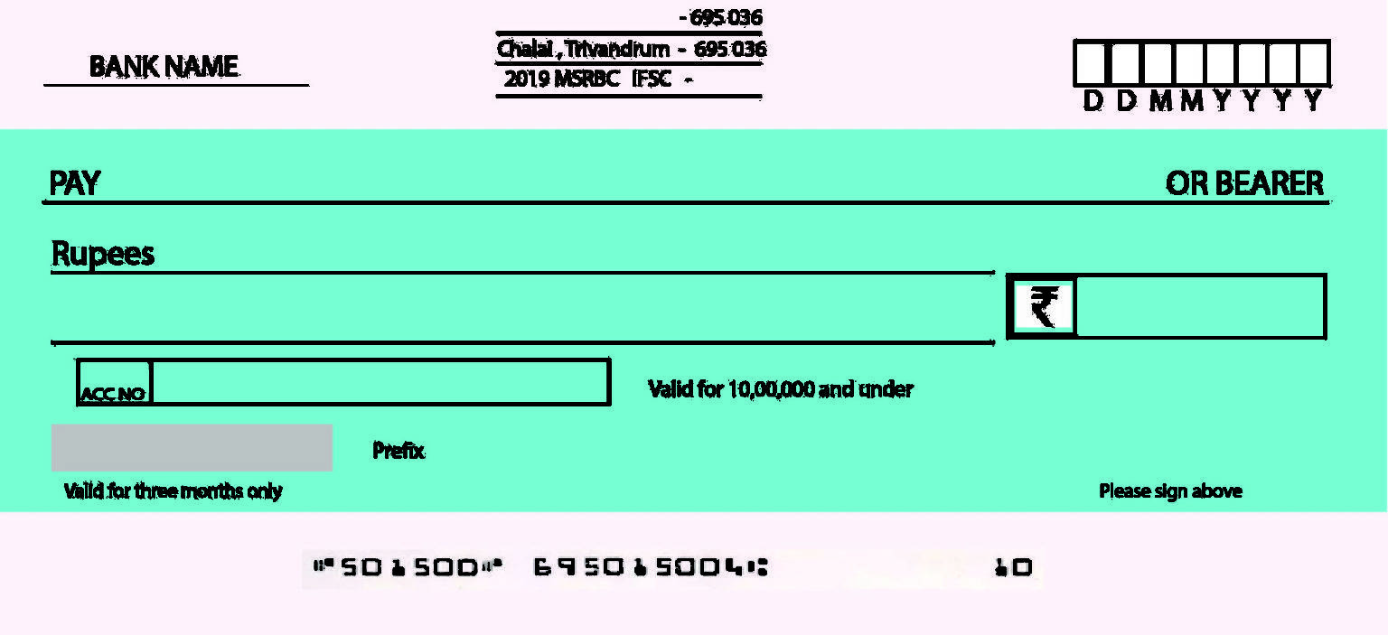 Cheque⚡Demand Draft: Easy 14 short points