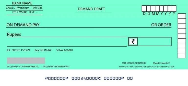 Cheque⚡Demand Draft: Easy 14 short points
