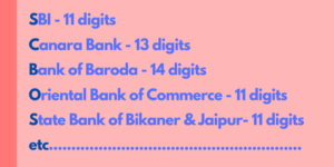 70+ bank's total account number digits with search 🔍